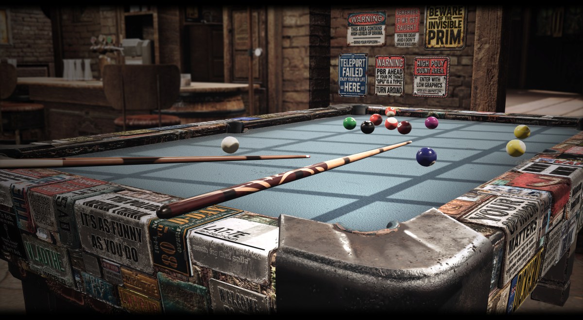 Pool table – Elaine Lectar