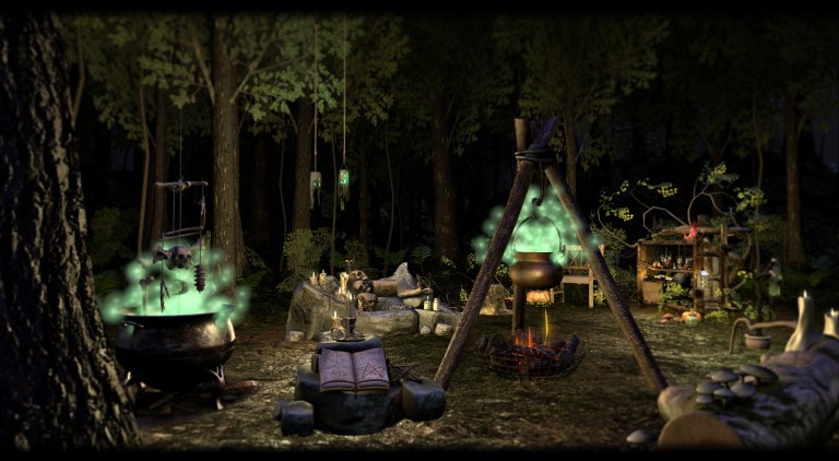 Forest Ritual Site – Elaine Lectar